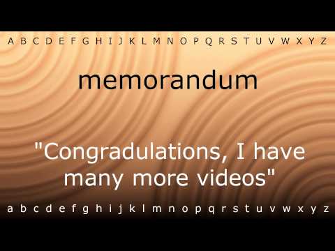 Here I will teach you how to pronounce 'memorandum' with Zira.mp4