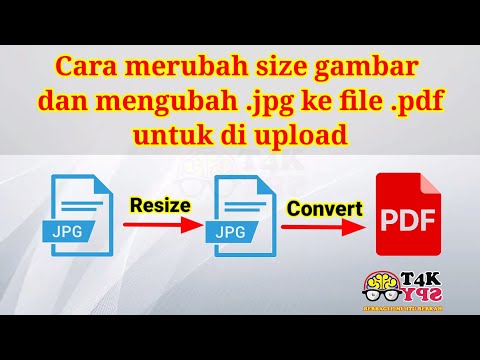 Cara memperkecil size gambar dan merubah file jpg to pdf