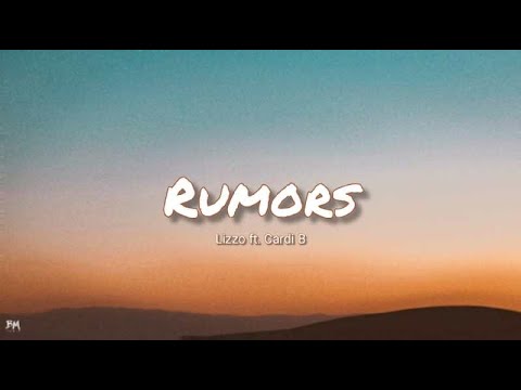 Lizzo ft. Cardi B - Rumors | (Lyrics Video)🎵