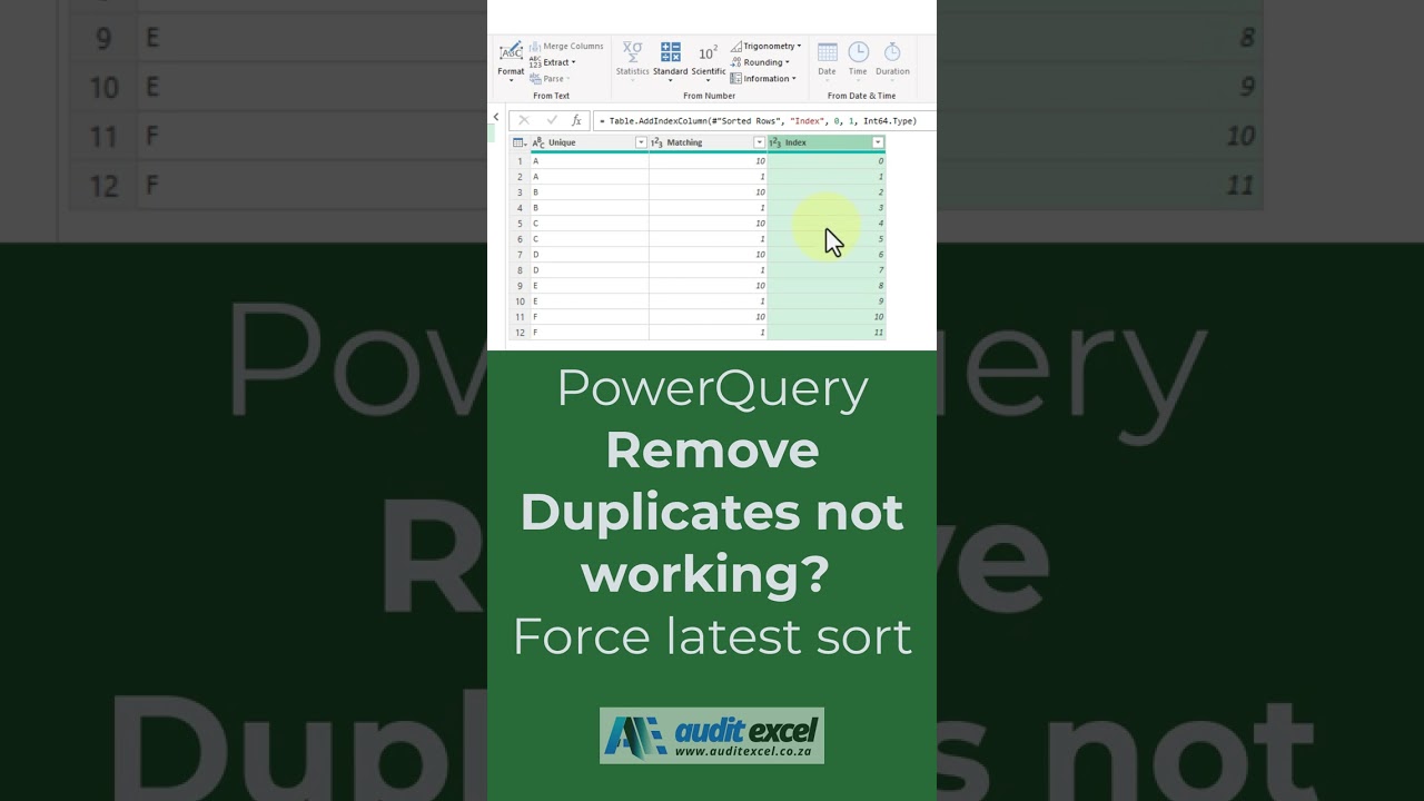 Remove duplicates NOT working in Power Query