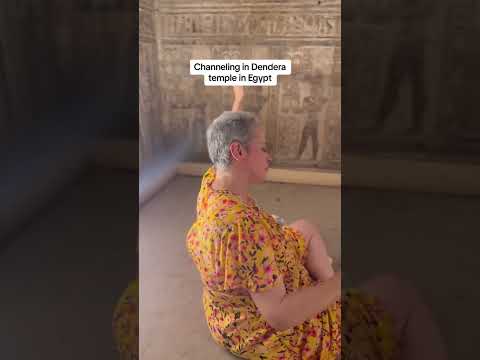 Channeling in Hathor’s Temple in Dendera