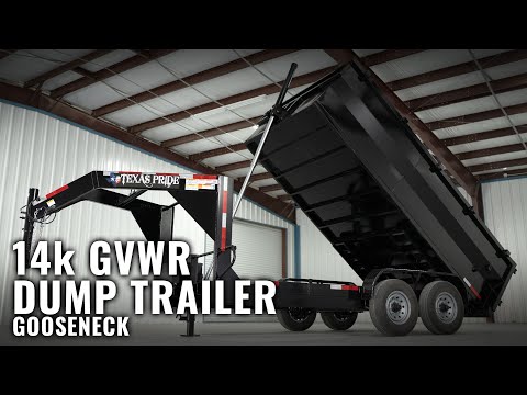 Walk Around: 14K LB GVWR Gooseneck Dump Trailer | Texas Pride
