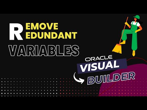 How to remove redundant variables in Oracle Visual Builder(VBCS) | delete variables – BEENUM ...