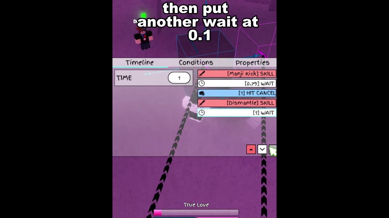 HOW TO USE HIT CANCEL IN SKILL BUILDER #jujutsushenanigans #roblox #foryou #jjkseason3 #yuta #anime