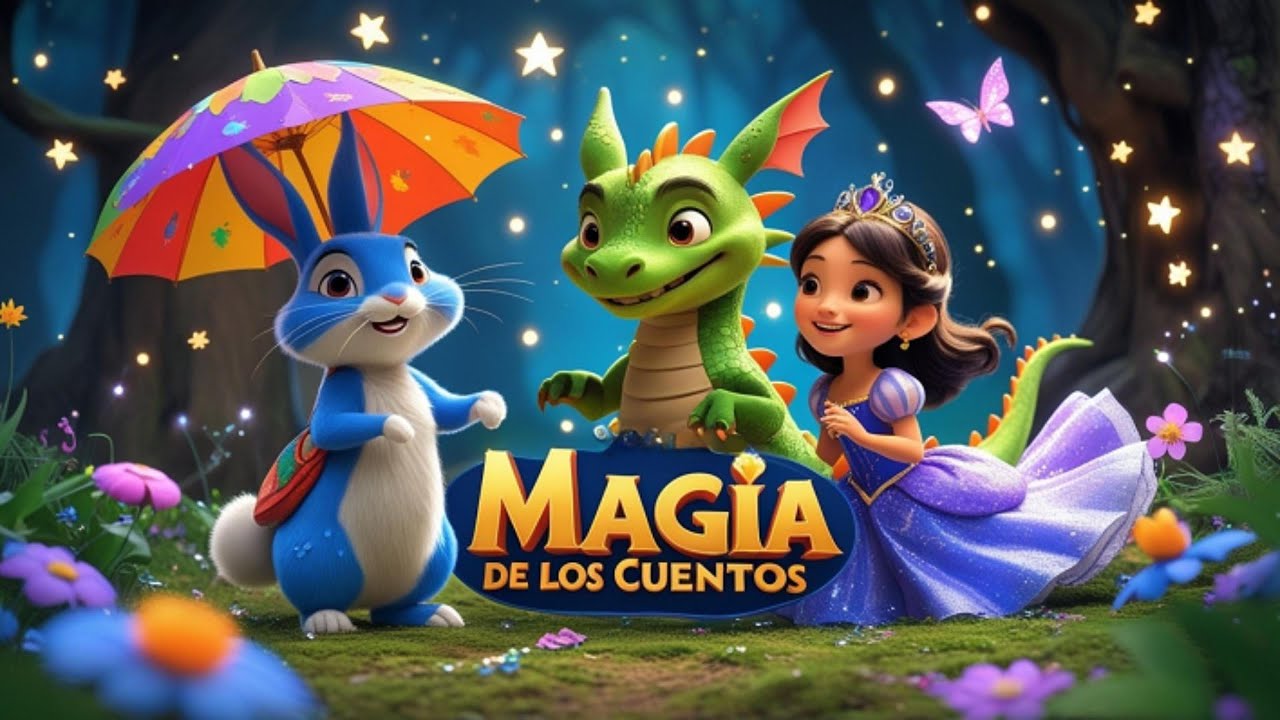 ✨🎵 La Magia de los Cuentos | Canción Infantil Divertida | Aventuras Mágicas 🐰🐉👸