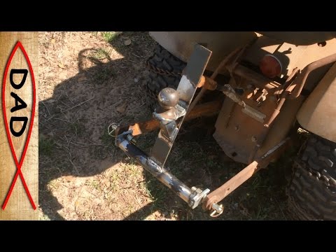 DIY scrap 3 point hitch ball mount