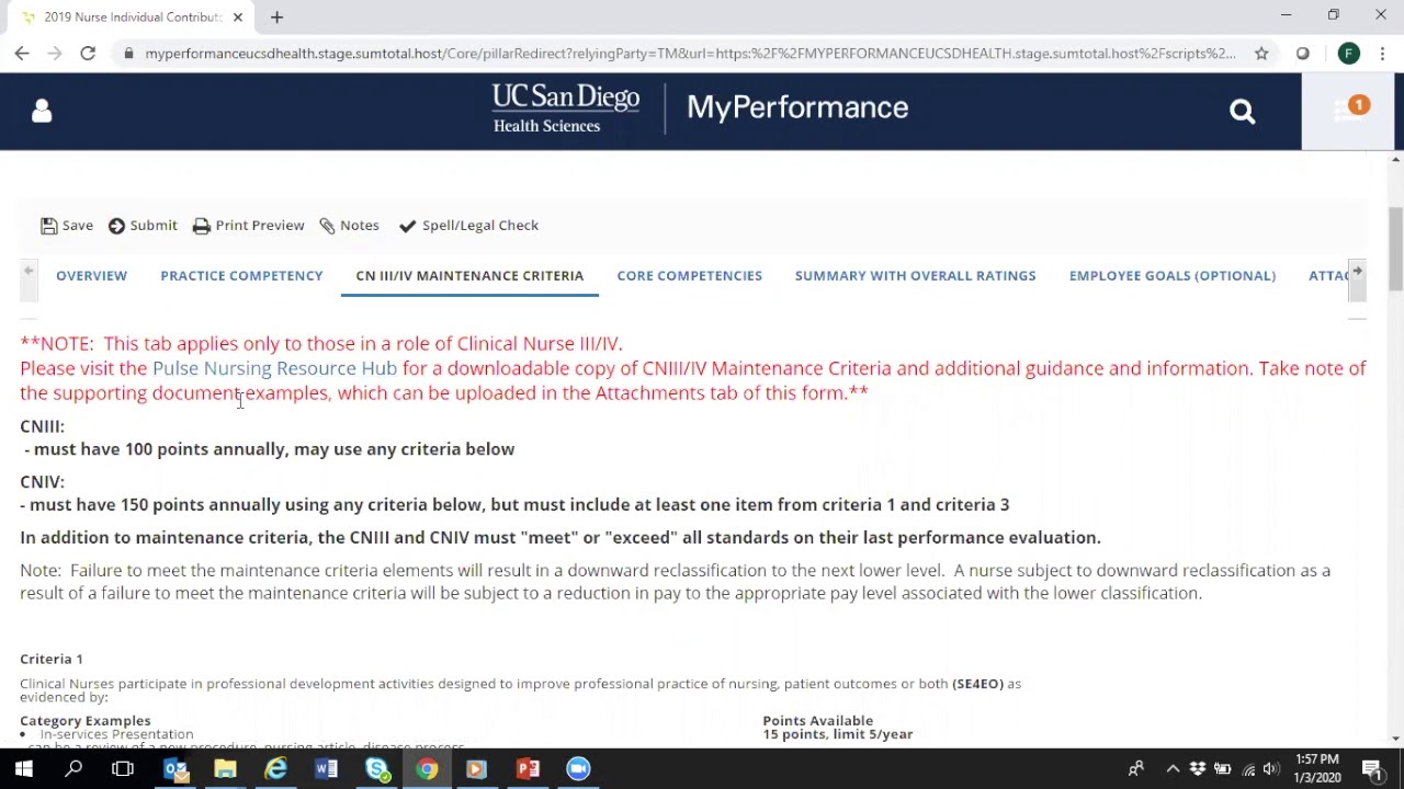 Completing your Nursing Self-Evaluation
