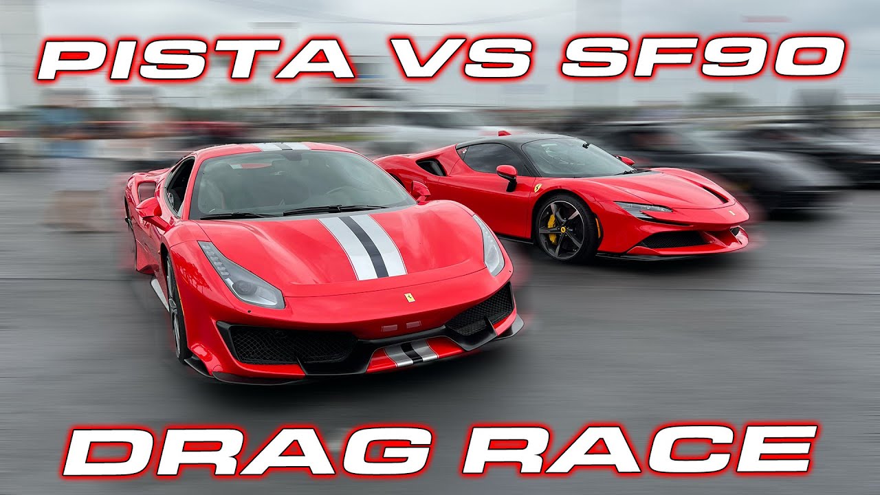 All-Ferrari Drag Race Offers Answer for Eternal "Road Vs Track" Debate ...