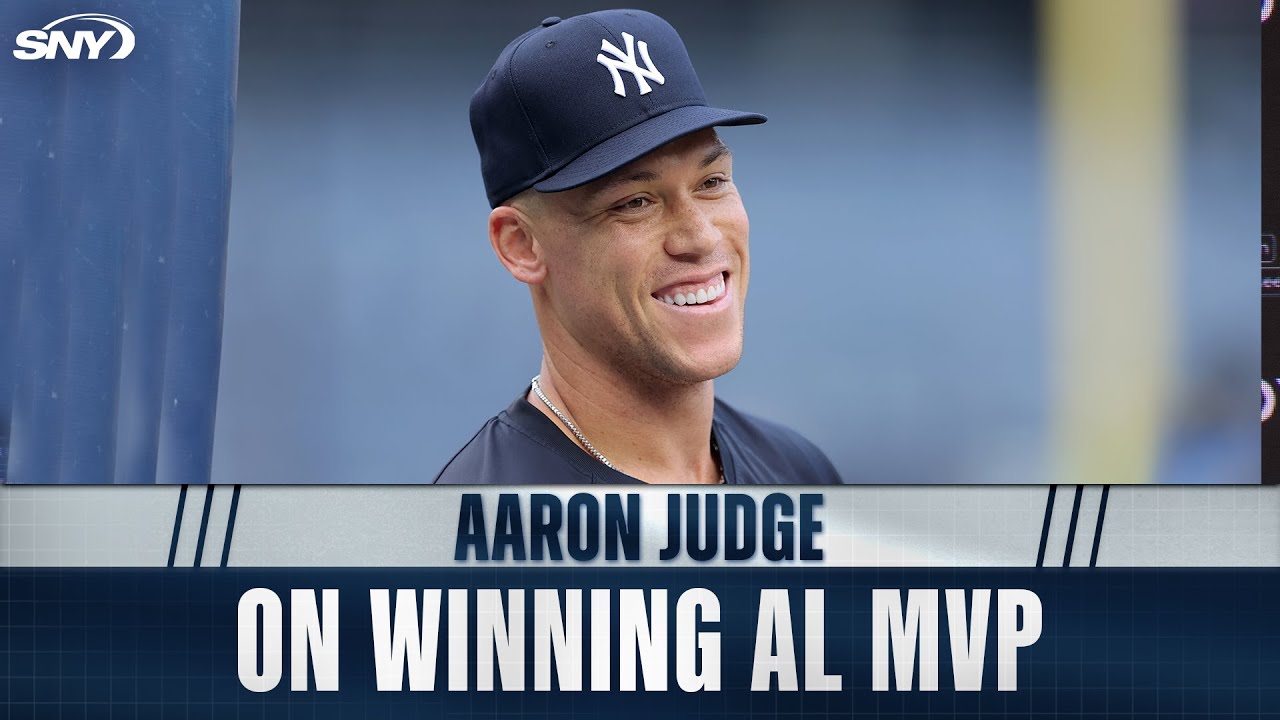 Aaron Judge reacts to winning 2025 AL MVP