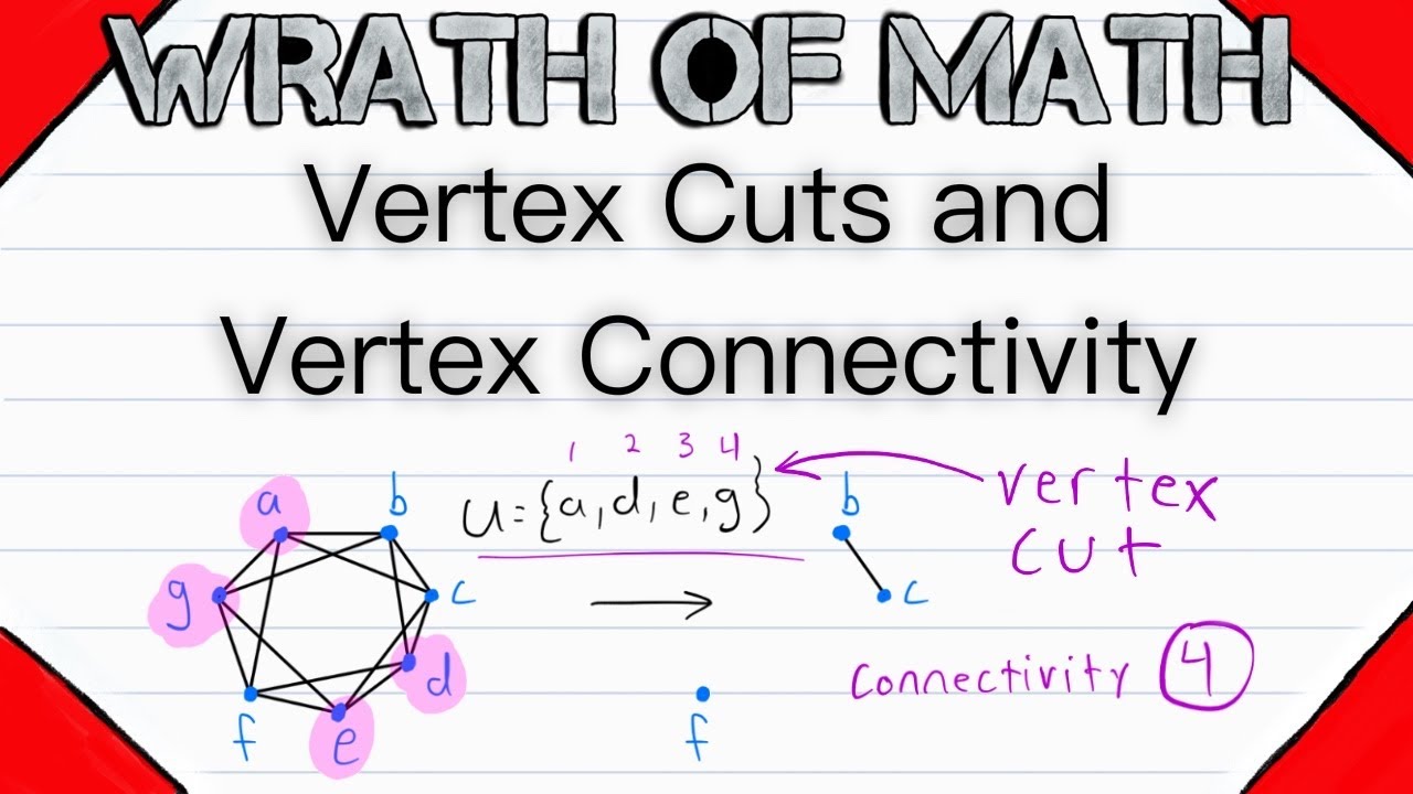 Vertex Cuts in Graphs (and a bit on Connectivity) | Graph Theory