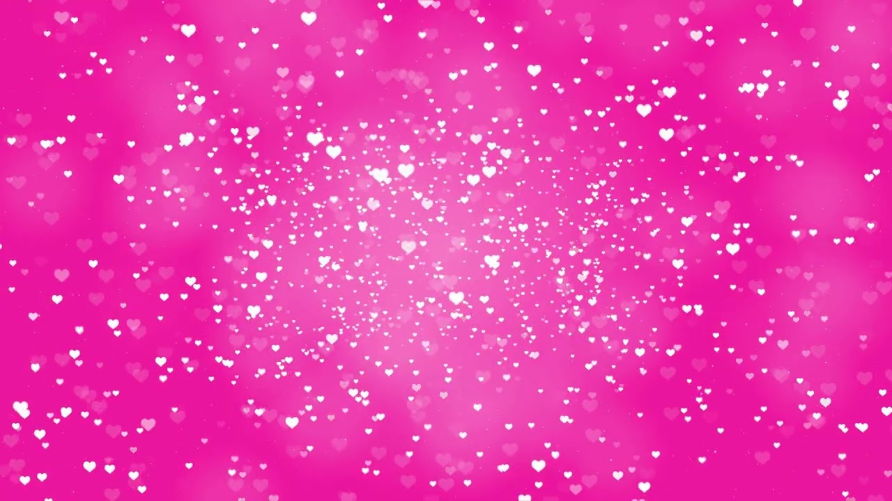 #4k Shiny and #glitter #hearts glowing particles #valentines day and love #animation.