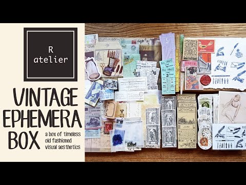 R atelier Vintage Ephemera May Box 2020