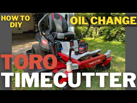 Toro TimeCutter Oil Change