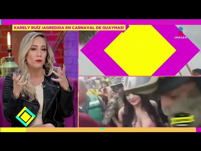 Karely Ruiz presume fotos en lencería transparente