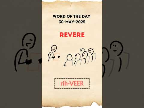 “Word of the Day: Revere | Deep Respect & Meaning | 1-Ral Words #Shorts”