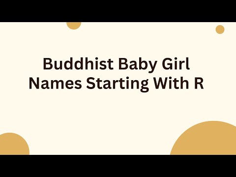 Buddhist Baby Girl Names Starting With R