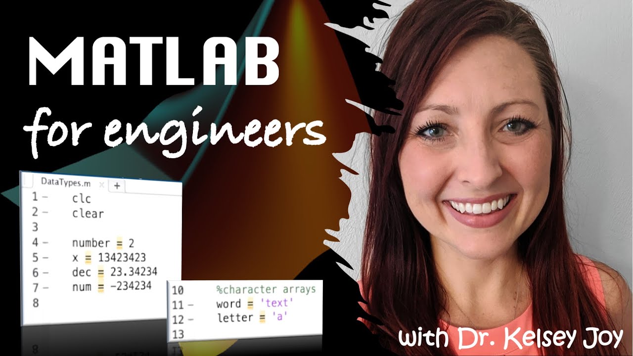 MATLAB: Data Types (numbers and character arrays) for Beginners