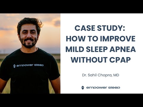 How To Improve Mild Sleep Apnea Without CPAP