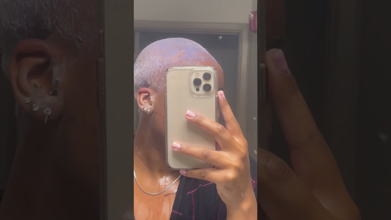 Platinum Blonde Hair From Home