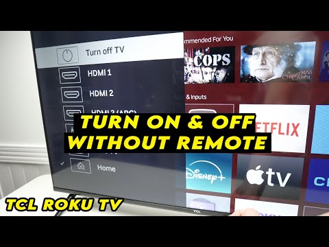 TCL Roku TV: How to Turn ON & OFF Without Remote