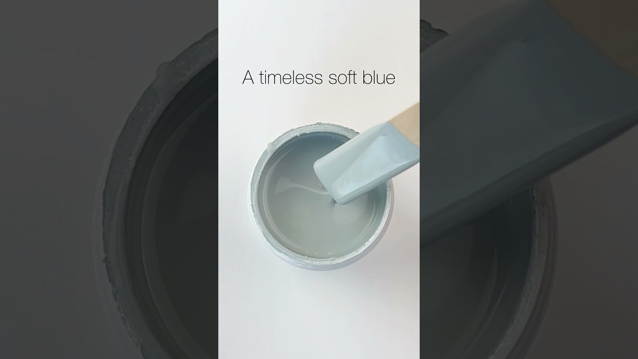 Stardew by Sherwin Williams is a dreamy soft blue paint color with a touch of gray. #sherwinwilliams