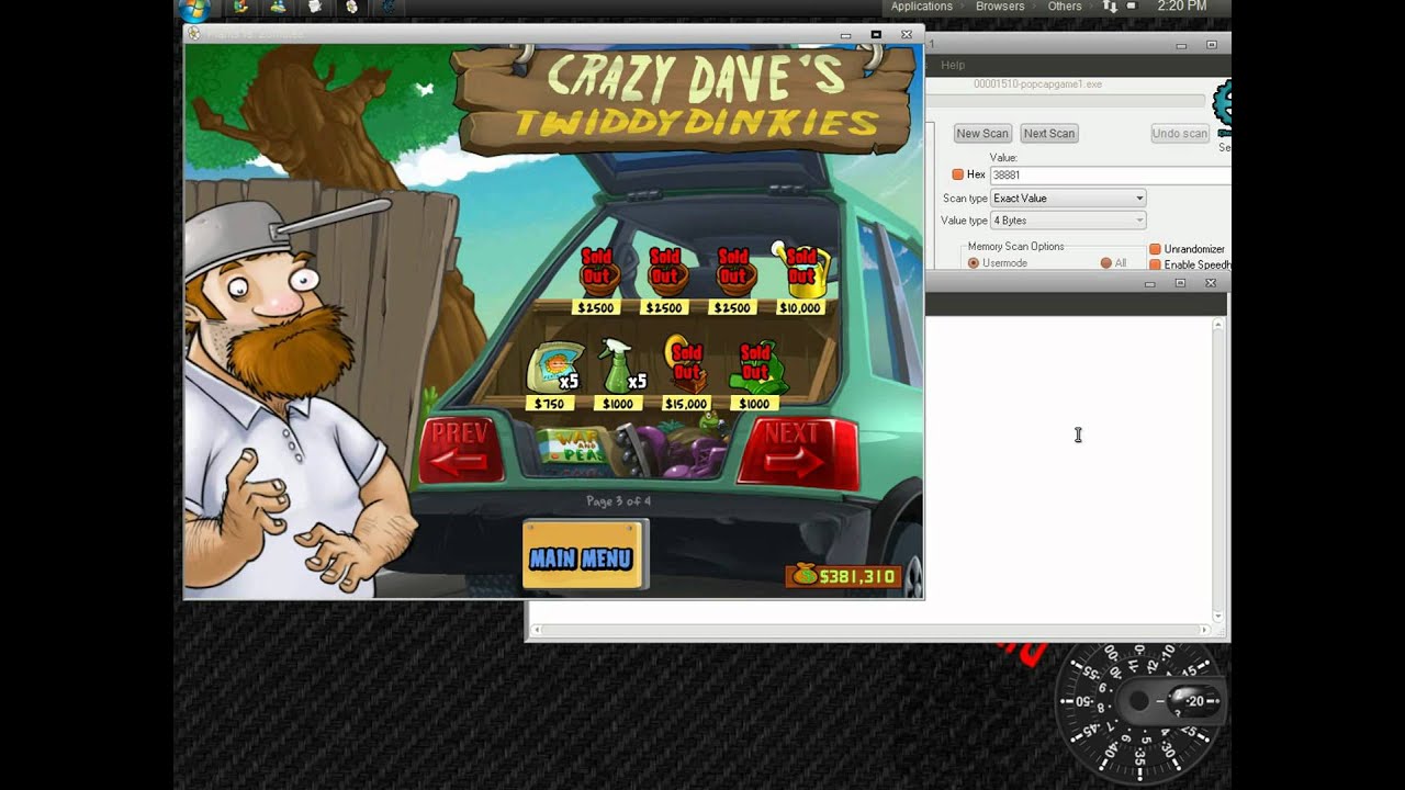 Cheat Engine 6.1 Tutorial : Plants vs Zombies (Money)