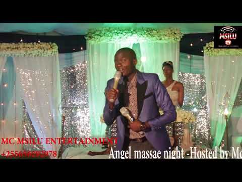 Mc msilu alipomuuliza Bibi Harusi Angel John Masae Je upo Tayari ? !! -Mc Msilu .