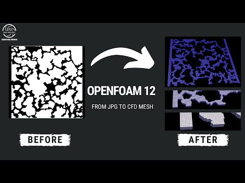 Create a CFD Mesh from a CT-Scanned Rock (JPG to OpenFOAM Mesh Workflow)