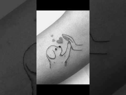 Human and Dogs Lover tattoo design Idea #dogtattoo #doglover #shorts #shortsfeed