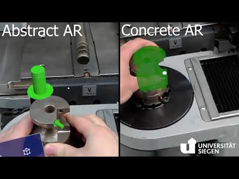 Comparison of Different Types of Augmented Reality Visualizations for Instructions