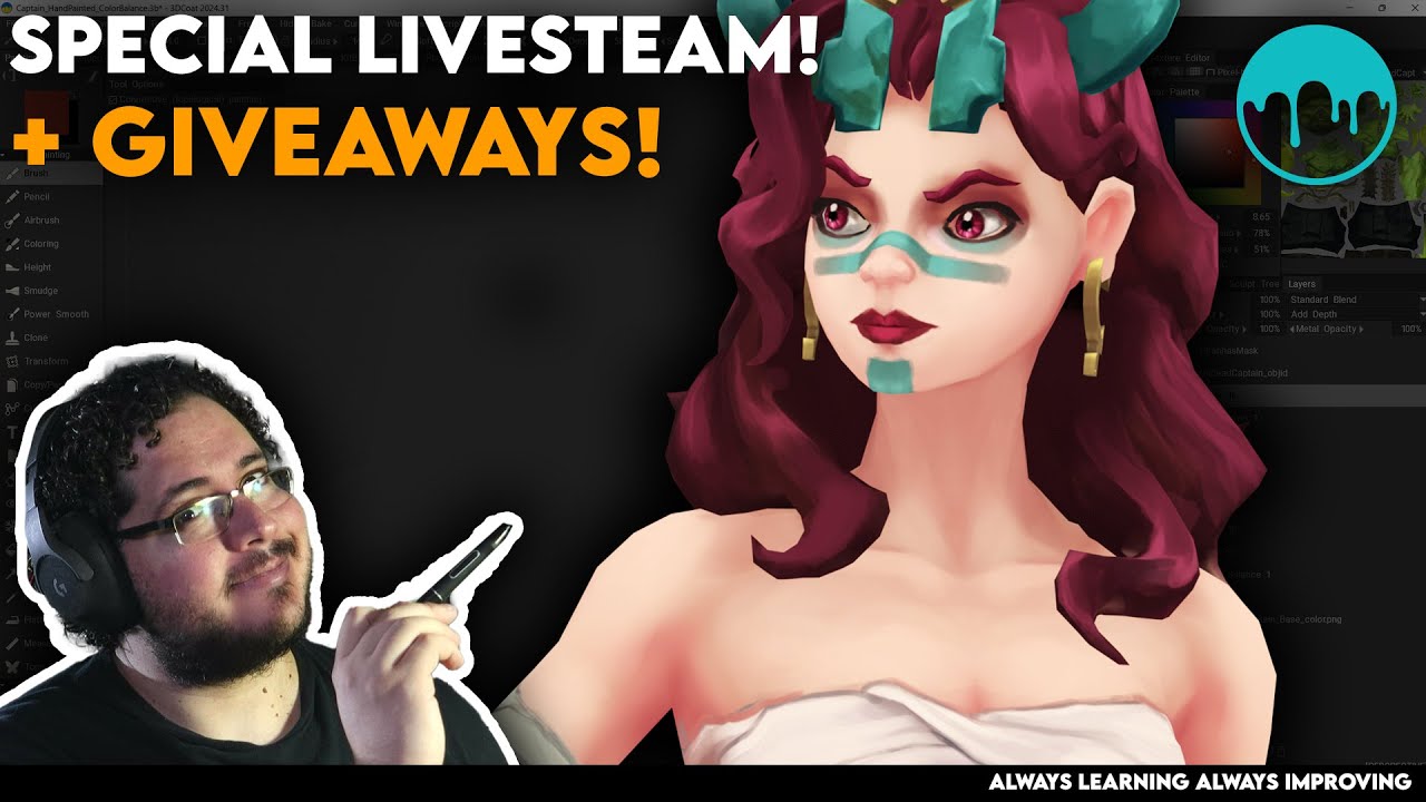 3D Workshop! 3D Coat Special Stream! +Giveaways!