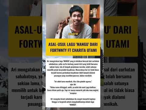 ASAL-USUL LAGU 'MANGU' DARI FORTWNTY FT CHARITA UTAMI...