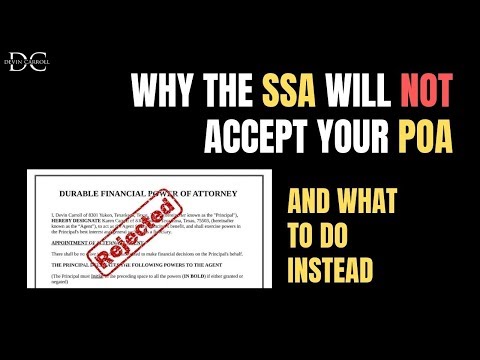 Power of Attorney for Social Security | Devin Carroll