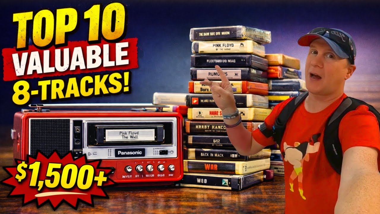 Top 10 Most Valuable 8 Track Cassette Tapes