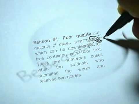 Free Term Paper Examples Reasons to Avoid Them