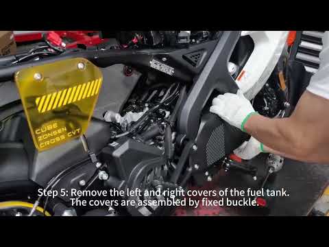 ZS150-85(Magic Cube)exterior parts disassembly and engine oil change steps