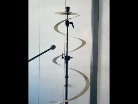 18" GM Designs V2 Spiral Cymbal - Unusual Shape and Sounds! | Reverb
