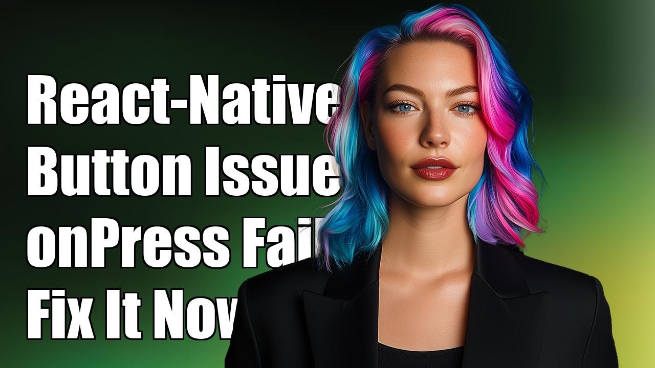 React-Native Button onPress not working