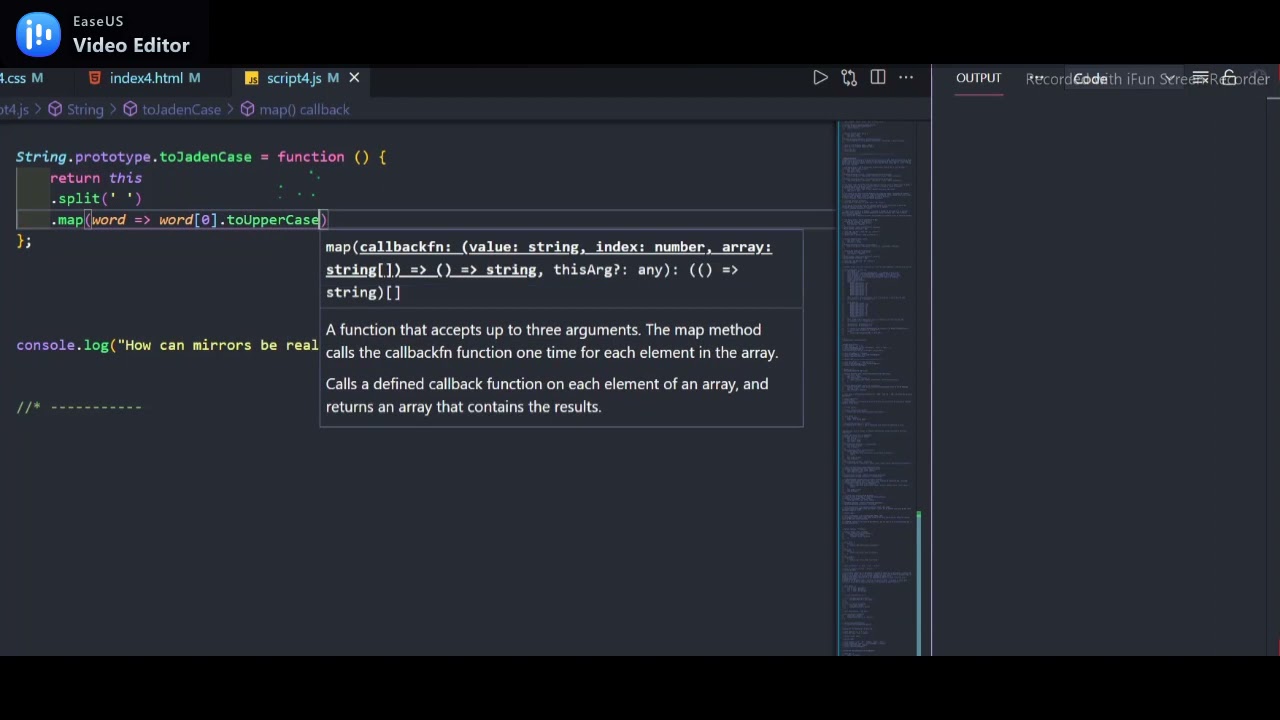 Jaden Casing Strings -  CODEWARS - 7Kyu - (JavaScript)