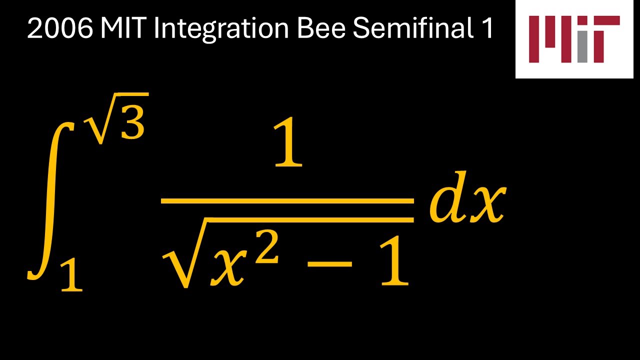 2006 MIT Integration Bee, Semifinal 1, Problem 1
