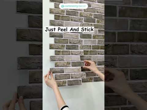 3D Self Adhesive Farmhouse Tiles Make Your Home Wall A Dramatic Transformation in An Hour