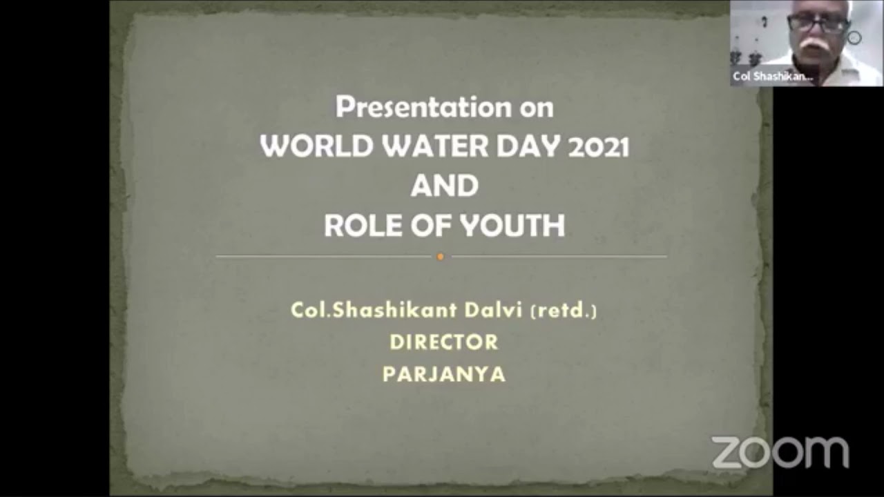 Sustainable Water Management by Col. Shashikant Dalvi and Priyadarshan Sahasrabuddhe.