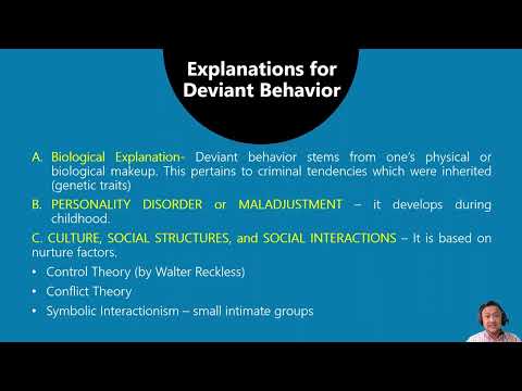 SOCIOLOGY: DEVIANT BEHAVIOR