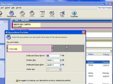 What is a hard drive partition?