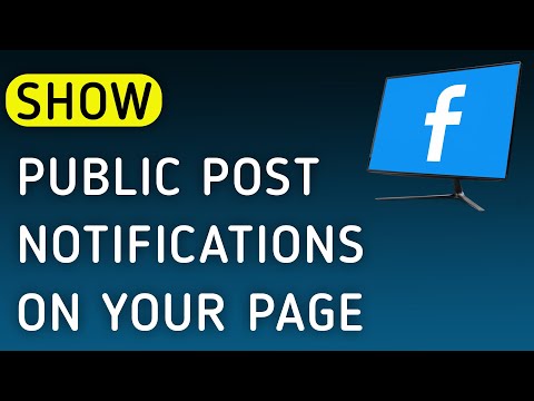 How To Show Public Post Notifications On Your Page On Facebook On PC (New Update)