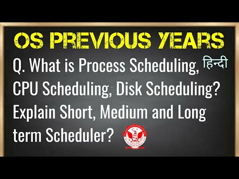 What is Process Scheduling, CPU Scheduling, Disk Scheduling? Explain ...