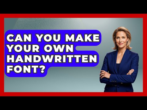 Can You Make Your Own Handwritten Font? - Graphic Design Nerd