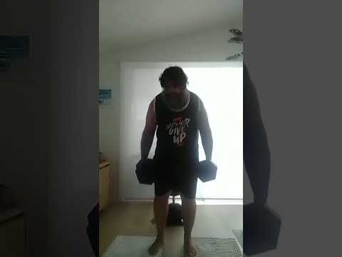 50 kg each hand lift 7 reps stay strong 💪💪