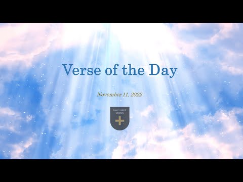 Bible Verse of the Day - November 11, 2022