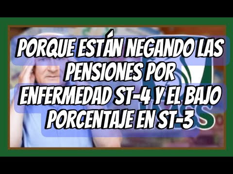 PORQUE ESTAN NEGANDO LOS DICTAMEN DE PENSIÓN, Y LOS BAJOS PORCENTAJES.